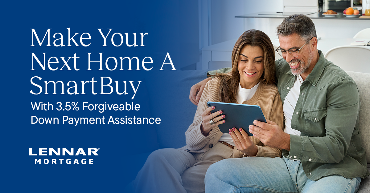 Make Your Next Home A SmartBuy With 3.5% Forgivable Down Payment Assistance